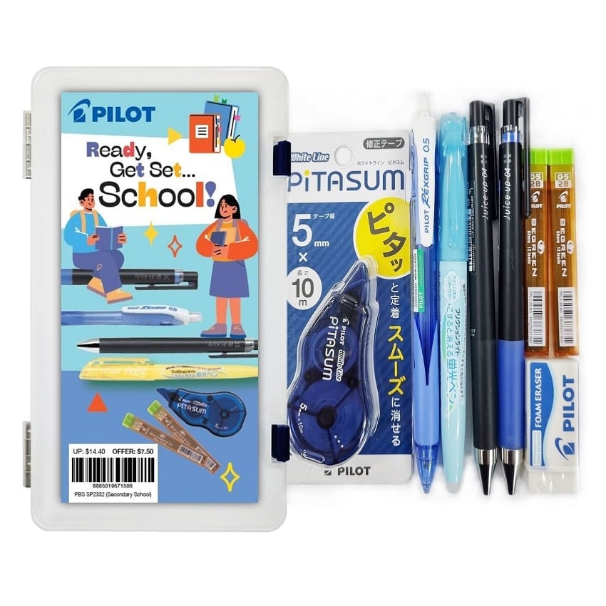 Pilot BTS-2024 Back To School Pack (Secondary) | Pacific Bookstores Pte Ltd
