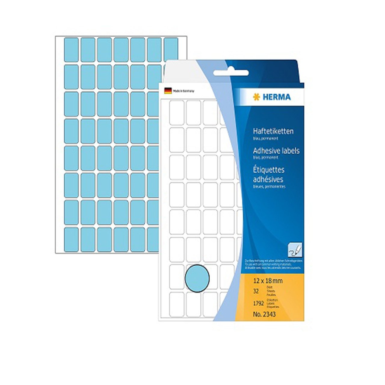 Herma Multi-Purpose Labels 12X18mm 32 Sheets | Pacific Bookstores Pte Ltd