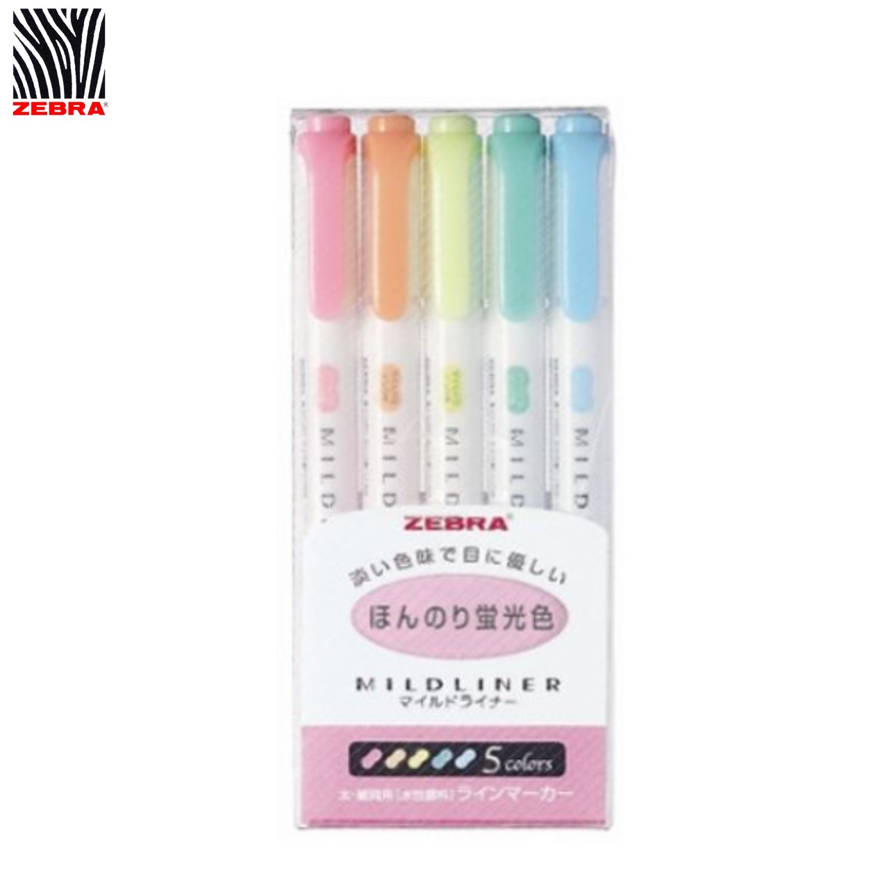 Zebra WKT7-5C Fluo Marker Mildliner | Pacific eShop