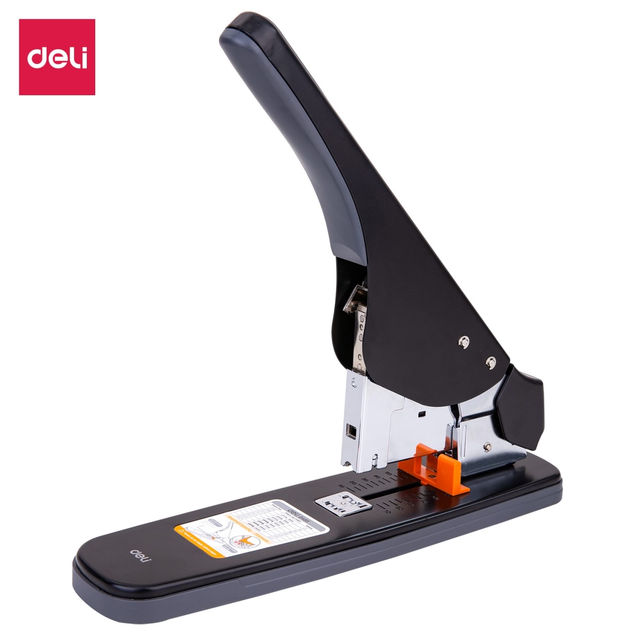 Deli D0485 Effortless Heavy Duty Stapler (210 Sheets) | Pacific Bookstores Pte Ltd