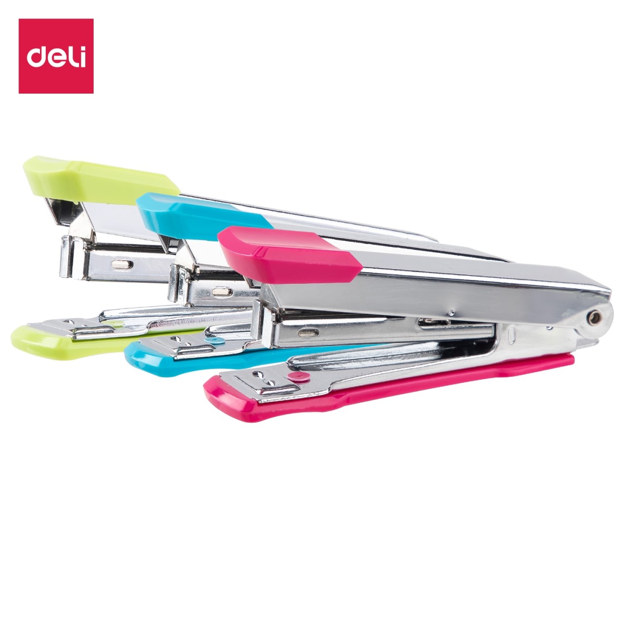 Deli E0224F Stapler (15 Sheets) | Pacific Bookstores Pte Ltd