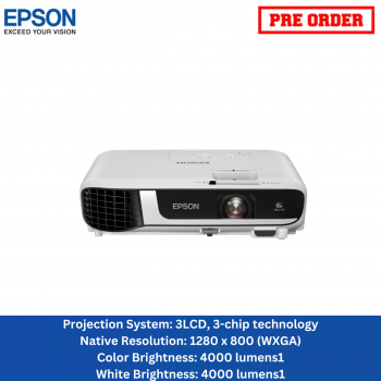 Epson EB-W51 WXGA 3LCD Projector | Pacific eShop