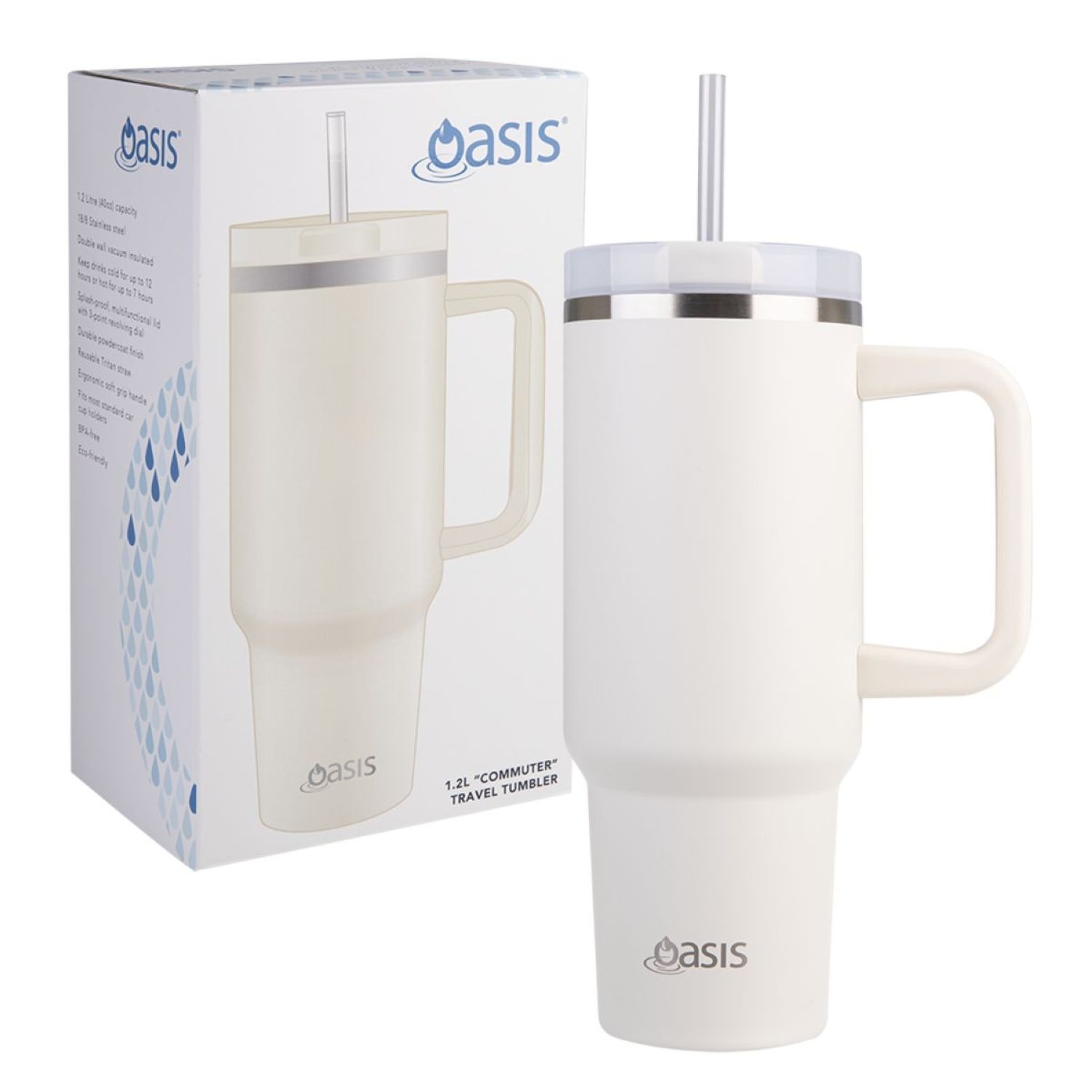 Oasis Stainless Steel Insulated Commuter Travel Tumbler 1.2L | Pacific eShop