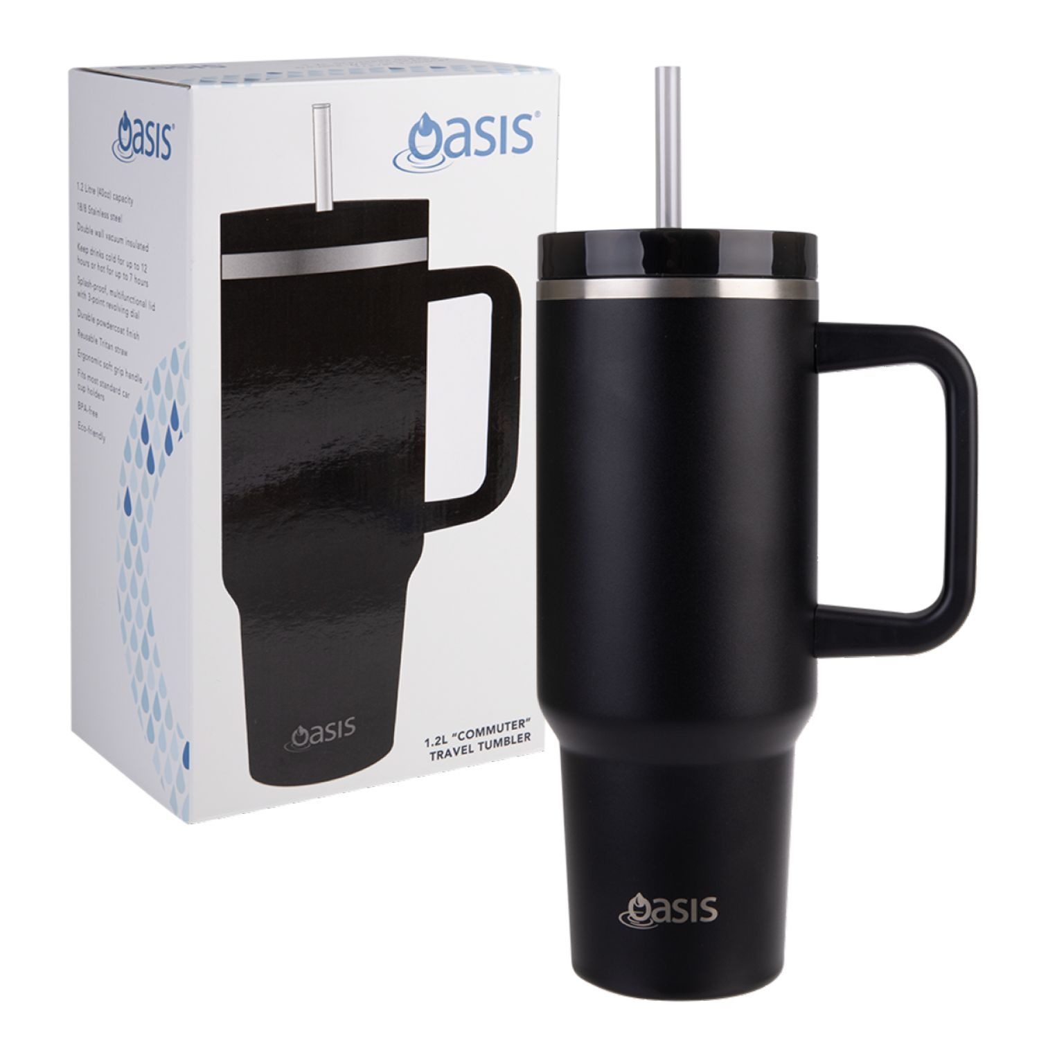 Oasis Stainless Steel Insulated Commuter Travel Tumbler 1.2L | Pacific eShop