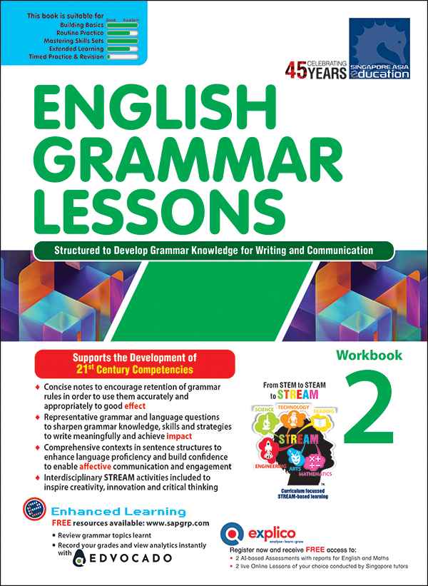 English Grammar Lessons Workbook 2 | Pacific eShop