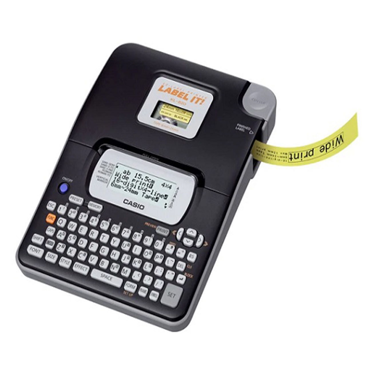 Casio KL-820 Heavy Duty Label Printer | Pacific Bookstores Pte Ltd